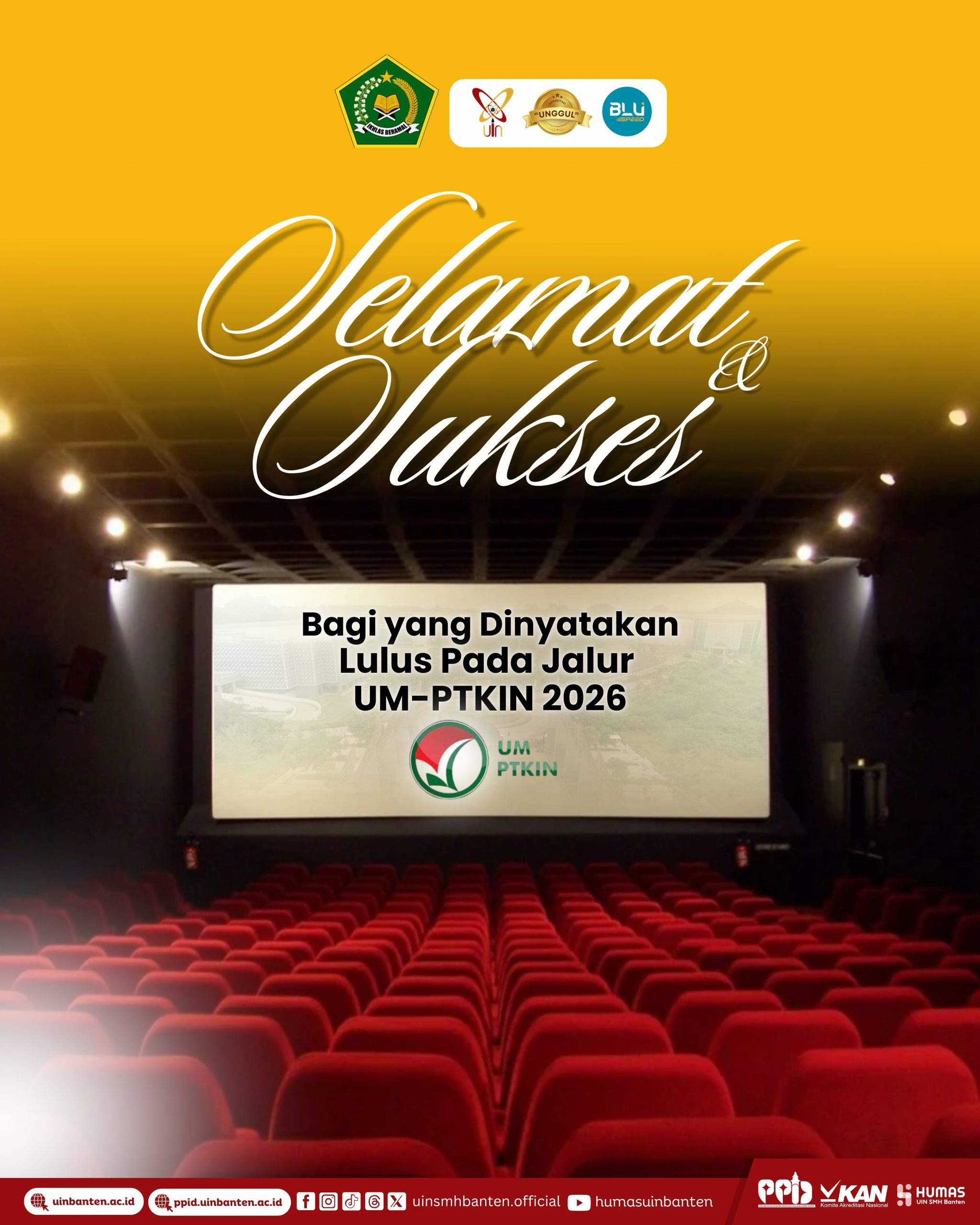 Selamat Atas Kelulusan Jalur UM-PTKIN 2026, Berikut Tata Cara Daftar ...
